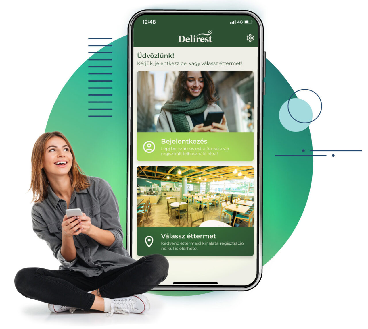 Mobil app - DELIREST